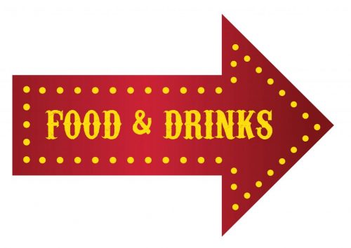 Arrow A3 - Food & Drinks - Pointing Right - In Good Company